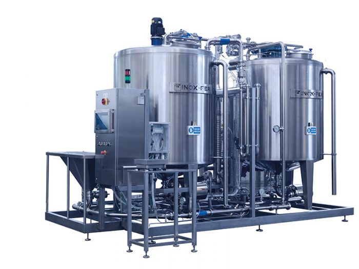 Custom Inox-Fer Mixing Systems to dissolve rapidly additives