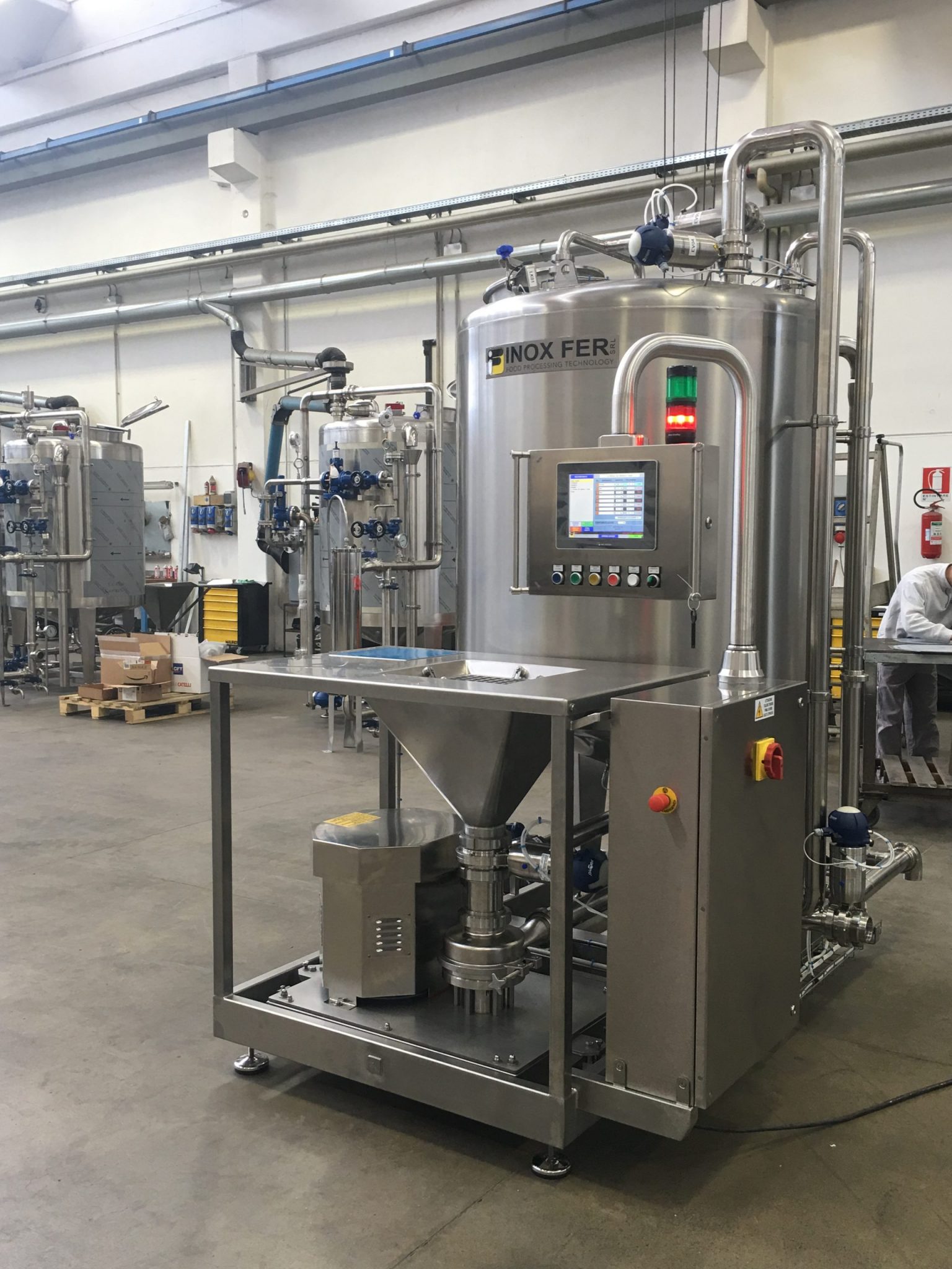 Salt Brine Mixer for a homogeneous brine - Brine systems Inox-Fer