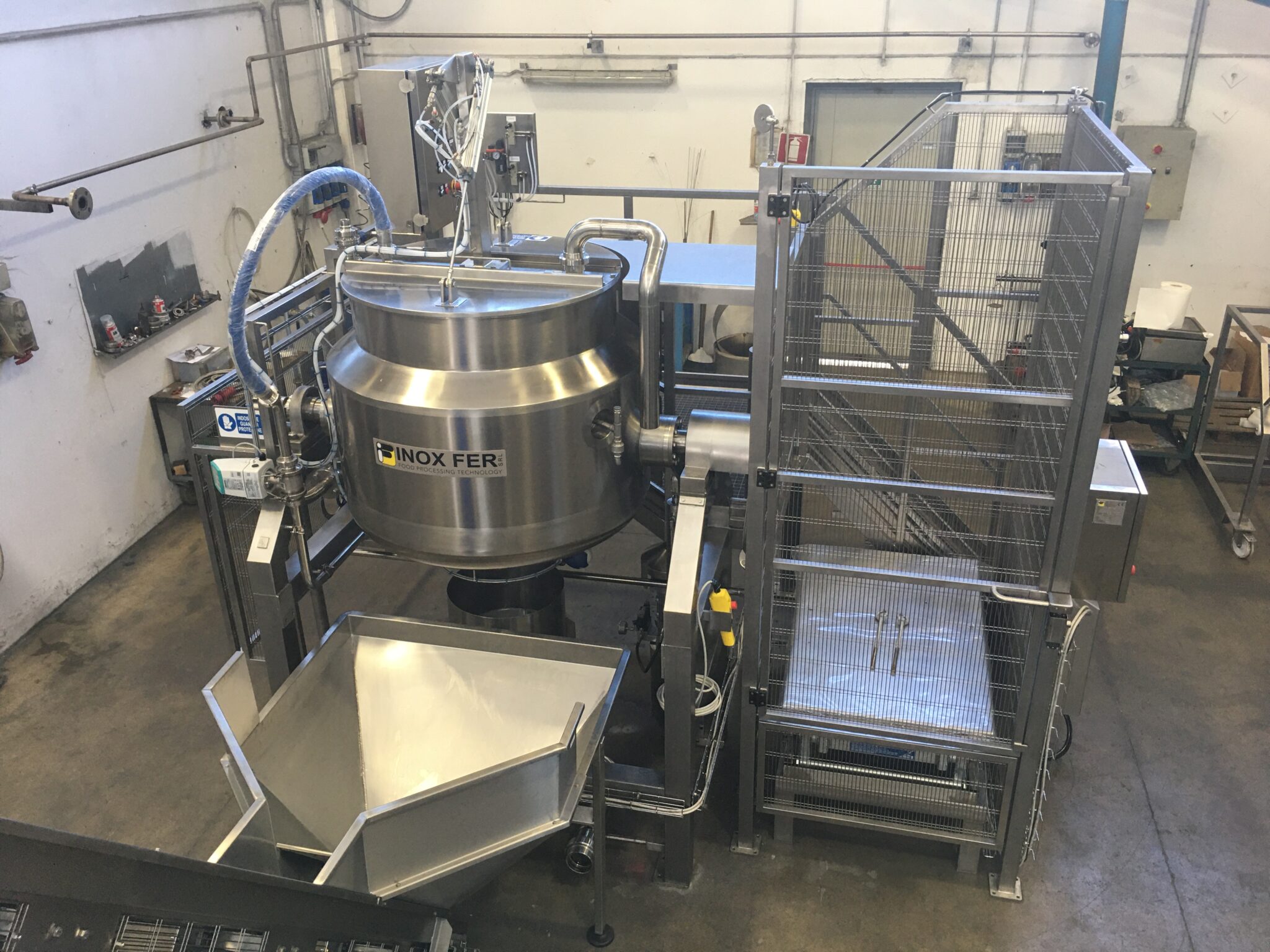 Industrial cooking kettle for cream preparation - Case Study